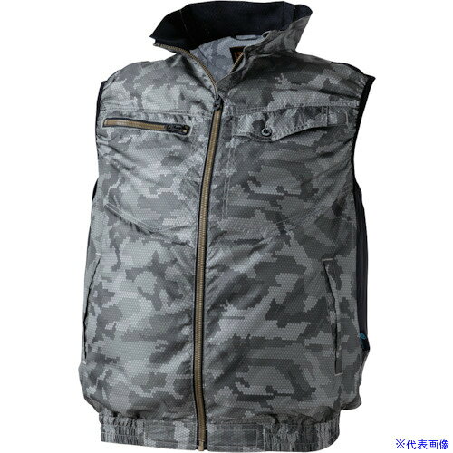 オレンジブック トラスコ中山　TRUSCOCHUSAN WZ ミニリップ・迷彩ベスト 迷彩グレー XXL 〔品番:919242XXL〕[ 注番:4164131]特長●爽快、裏PAコーティングと凝った仕立てが強印象。●さらに機能性を両立したハ...