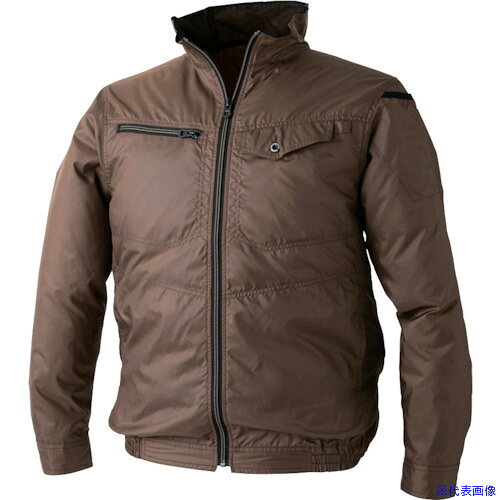 オレンジブック トラスコ中山　TRUSCOCHUSAN WZ ドットエンボスジャケット ダークブラウン M 〔品番:914969M〕[ 注番:4164829]特長●リーズナブルなのに本格的な機能性を装備。●旬なEFウェアの着心地を気軽に体感...