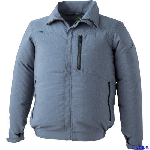 オレンジブック トラスコ中山　TRUSCOCHUSAN WZ・メランジジャケット 杢コン XL 〔品番:1867120XL〕[ 注番:4165428]特長●使い勝手の良いフードベストを新たにリリース。●最薄手の杢調タテスジがクールな軽快感を...