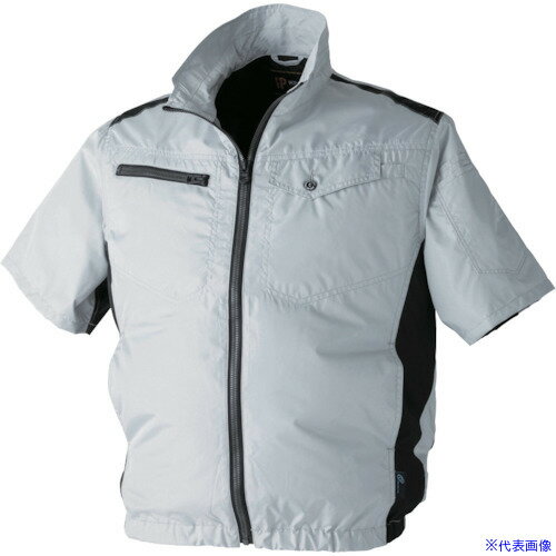 オレンジブック トラスコ中山　TRUSCOCHUSAN WZ アルミコーティング・半袖ジャケット シルバー M 〔品番:917726M〕[ 注番:4165472]特長●多くの暑さ対策アイデアが集約した機能美。●夏肌にダイレクトに伝える強冷感...