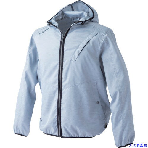 オレンジブック トラスコ中山　TRUSCOCHUSAN WZ ドビーコーティングフードジャケット ブルー 3L 〔品番:9879073L〕[ 注番:4165692]特長●風漏れを防ぐ裏PAコーティングを施し、全身に風が循環します。●バッテリ...