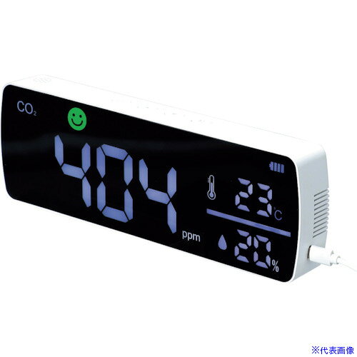 オレンジブック トラスコ中山　TRUSCOArTeC 大型CO2モニター(NDIR方式)(52351) 〔品番:52351〕[ 注番:4184415]特長●大画面のCO2モニターで見やすい。●CO2濃度が数値と色とアラームでわかる。仕様仕様...