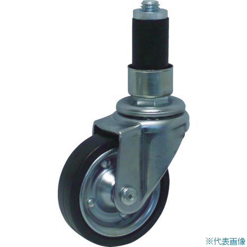 オレンジブック トラスコ中山　TRUSCOyazaki パイプキャスター 車輪径Φ75 自在車 導電ゴム車輪 YGR−75E 〔品番:YGR75E〕[ 注番:4191790]特長●イレクターパイプに直接取付けるタイプの金属製キャスターです。...