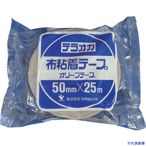オレンジブック トラスコ中山　TRUSCOTERAOKA カラーオリーブテープ NO.145 茶 50mm×25M 〔品番:145BR50X25〕[ 注番:4195965]特長●鮮明な色を豊富に揃えた重梱包用カラー布テープです。用途●重梱包...