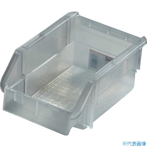 オレンジブック トラスコ中山　TRUSCOTRUSCO T型コンテナ ネスティングタイプ 透明 〔品番:T2TM〕[ 注番:4198841]特長●工具・各種部品の集中管理に役立ちます。●コンテナを積み重ねて（ネスティング）使用することもでき...