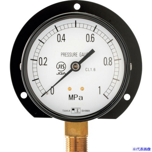 オレンジブック トラスコ中山　TRUSCO高島 一般圧力計(B枠立型・φ75) 圧力レンジ0.0〜1MPa G3/8 〔品番:1023110〕[ 注番:4203853]特長●基本圧力計として広くご利用頂けます。●製作実績の豊富な信頼性の高い...