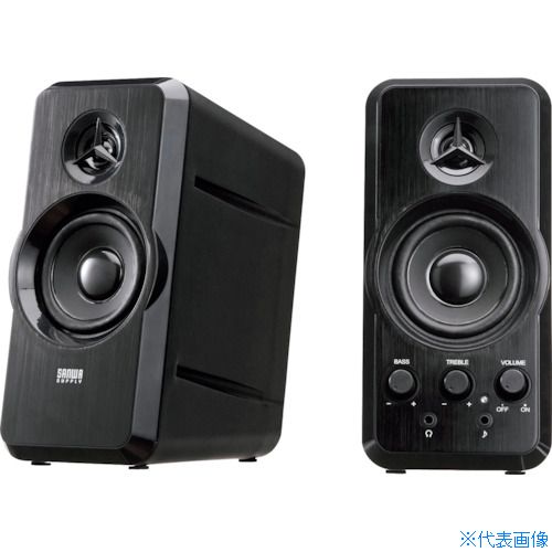 オレンジブック トラスコ中山　TRUSCOSANWA マルチメディアスピーカー 〔品番:MMSPL6BKN〕[ 注番:4210088]特長●実用最大出力20Wのハイパワーと奥行きのあるハウジングで広がりのある音を再現できる2chマルチメディ...
