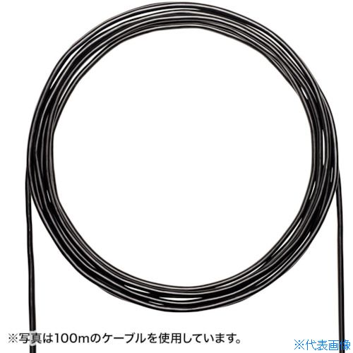 オレンジブック トラスコ中山　TRUSCOSANWA カテゴリ6A屋外用LANケーブルのみ 〔品番:KBT6AADCB300BKN〕[ 注番:4223978]特長●自作用のカテゴリ6A屋外用LANケーブルです。●ケーブル構造がPE（ポリエチ...