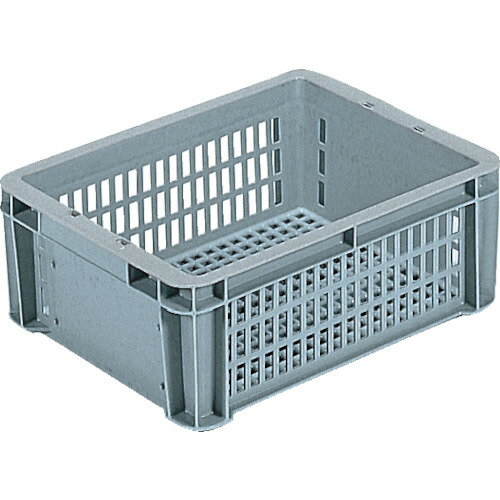 オレンジブック トラスコ中山　TRUSCOサンコー ボックス型コンテナー 100901 サンボックス#9A−1ライトグレー 〔品番:SK9A1GLL〕[ 注番:4235177]特長●全面網目のスタッキングタイプです。仕様●容量(L)：8.7...