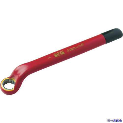 オレンジブック トラスコ中山　TRUSCOBAHCO 1000V絶縁仕様オフセット片口メガネ 13mm 〔品番:2MV13〕[ 注番:4235321]特長●使いやすい60°オフセット仕様です。●安全を目視で確認できるセーフティーサイン付です...