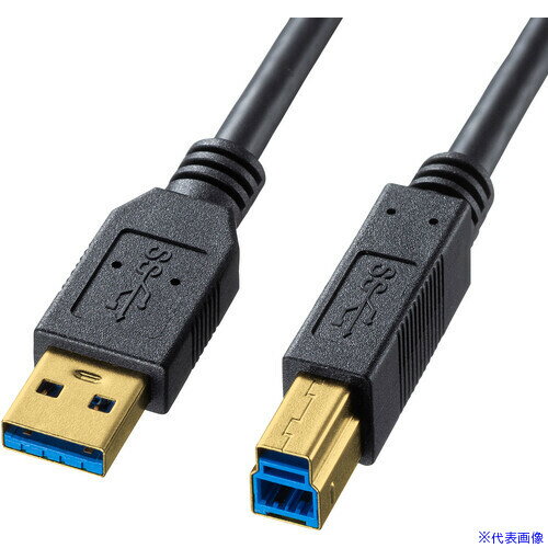 オレンジブック トラスコ中山　TRUSCOSANWA USB3.0ケーブル 〔品番:KU3015BKK〕[ 注番:4236487]特長●USBポート（Aタイプ）を持つパソコンと、ハードディスクなどUSB機器（USB3.0 Bタイプメス端子を...