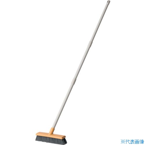 オレンジブック トラスコ中山　TRUSCOテラモト マルチデッキブラシα 16イエロー 〔品番:CL8400505〕[ 注番:4246270]特長●継柄タイプのデッキブラシです。（組み立て後、再度分解はできません）用途●床洗浄用。●タイル洗...