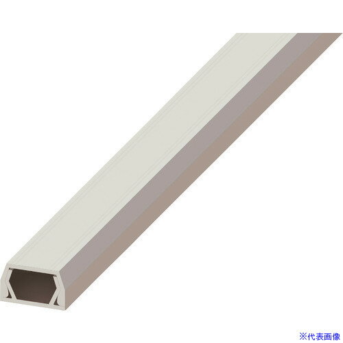 オレンジブック トラスコ中山　TRUSCOマサル エフモール 1号 ミルキーホワイト 〔品番:FM13〕[ 注番:4251149]特長●取付け用のビス穴（φ4）が3穴あります。●施工の際には、両面テープの併用をお勧めします。●都市再生機構仕...