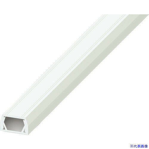 オレンジブック トラスコ中山　TRUSCOマサル エフモール 4号 ホワイト 〔品番:FM42〕[ 注番:4251162]特長●取付け用のビス穴（φ4）が3穴あります。●施工の際には、両面テープの併用をお勧めします。●都市再生機構仕様（EF...