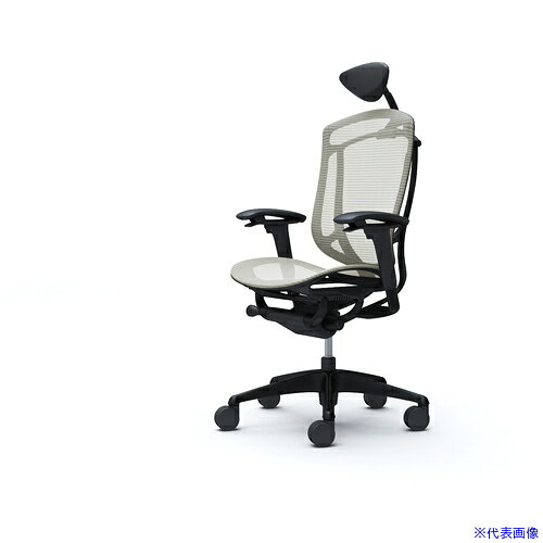 オレンジブック トラスコ中山　TRUSCOOKAMURA コンテッサセコンダ 可動肘 座メッシュ 小型ヘッド5本脚 ブラック ブラック ランバー無ハンガー無 張地色ホワイト 〔品番:CC8AMRFPG2〕[ 注番:4270882]特長仕様●...