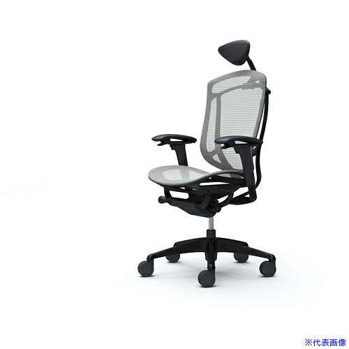 オレンジブック トラスコ中山　TRUSCOOKAMURA コンテッサセコンダ 可動肘 座メッシュ 小型ヘッド5本脚 ブラック ブラック ランバー無ハンガー無 張地色ライトグレー 〔品番:CC8AMRFPG3〕[ 注番:4277191]特長仕...