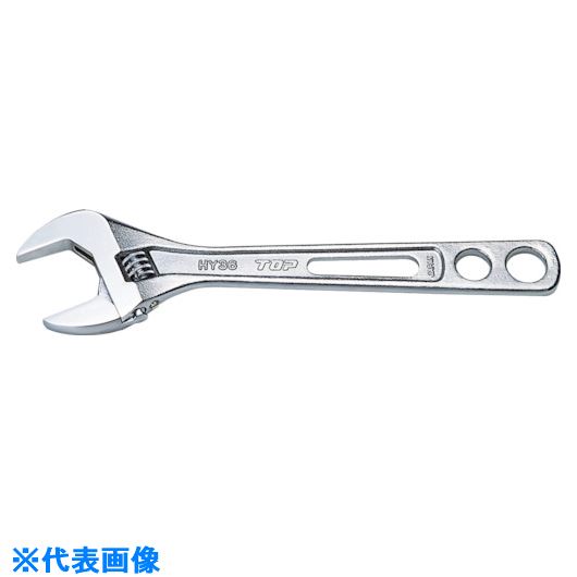 オレンジブック トラスコ中山　TRUSCOトップ工業(TOP) 薄型軽量ワイドモンキレンチ(裸) エコワイド 300mm寸法12〜46 〔品番:HY42H〕[ 注番:4310438]特長●アゴのでっぱり無い20％以上コンパクトなヘッドです。...