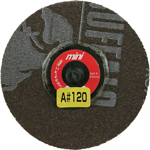 オレンジブック トラスコ中山　TRUSCONRS ミニタイプディスクペーパー ミニQuickペーパー 75φ A120 〔品番:MQP75A120〕[ 注番:4318536]特長●ネジ込み式タイプなので工具いらずで手早く脱着できます。●平面...