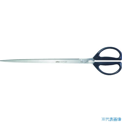 オレンジブック トラスコ中山　TRUSCOALLEX ジャストサイズハサミL 〔品番:17111〕[ 注番:4327390]特長●A4サイズ(横）を1発でカットできます。●コピー用紙のカット、封筒の開封に最適です。仕様●刃長(mm)：225...