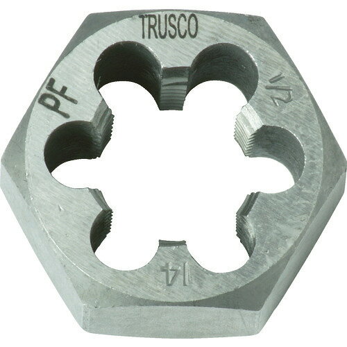 オレンジブック トラスコ中山　TRUSCOTRUSCO 六角サラエナットダイス PF1/2−14 〔品番:TD612PF14〕[ 注番:4329317]特長●ボルトやねじをさらえる（きれいにする）時に使用します。●モンキーレンチにて作業がで...