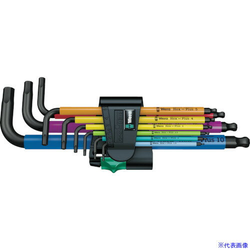 オレンジブック トラスコ中山　TRUSCOWera(ヴェラ) 950SPKL/9SMN マルチカラーヘックスキーセット 〔品番:073593〕[ 注番:4335384]特長●9色カラーで、容易にサイズを判別できます。●Wera独自のHex-...
