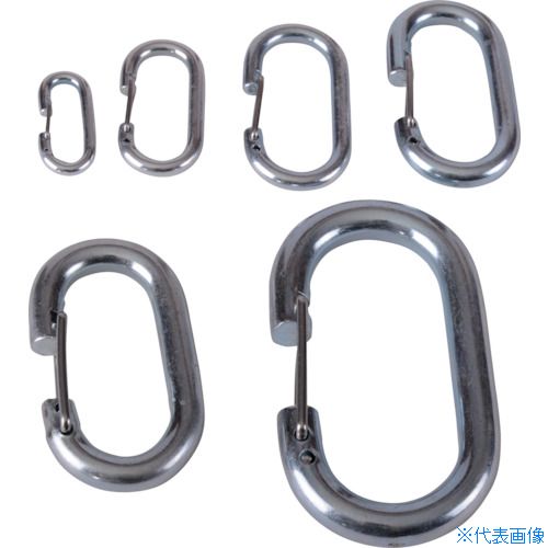 オレンジブック トラスコ中山　TRUSCOTRUSCO まとめ買い О型フック スチール 4mm10個 〔品番:TTCR410P〕[ 注番:4336751]特長●シンプルな形状のフックです。用途●チェーン・ワイヤ・ロープなどの連結や、端末の...