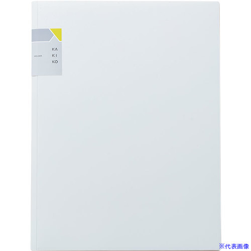 オレンジブック トラスコ中山　TRUSCOKING JIM カキコホルダ− 2ポケット シロ 〔品番:8647W〕[ 注番:4338881]特長●上下のフラップで書類を固定し、収納したまま書き込めるホルダーです●見開きでA3サイズも入ります...