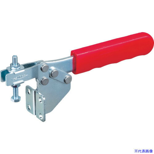 オレンジブック トラスコ中山　TRUSCOスーパー 下方押え型トグルクランプ(水平ハンドル式)全長:197mm 締付力:2.5kN 〔品番:TDCS38F〕[ 注番:4348818]特長●ほとんどの機種のカシメ（支持）ピンにステンレスを採用...