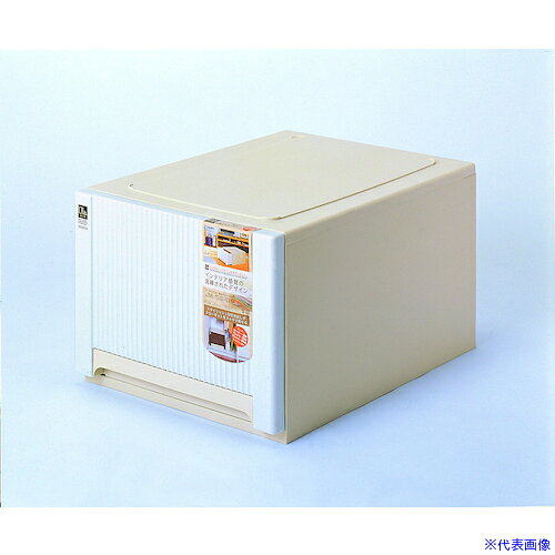 オレンジブック トラスコ中山　TRUSCOSANKO pla 418067 収納ケース オーラ 5330 深型 W ホワイト 390×530×300 〔品番:18067〕[ 注番:4356486]特長●厚手のセーターやトレーナーなどの収納に...
