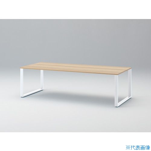 オレンジブック トラスコ中山　TRUSCOITOKI ノットワーク タッチダウンテーブル両面D1100 天板アモナアカシア・脚ホワイト 〔品番:JWL241GESWA〕[ 注番:4361320]特長●knot Workは、人と人、アイデアと...