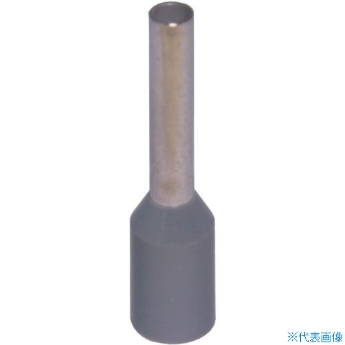 オレンジブック トラスコ中山　TRUSCOWAGO フェルール 圧着端子 FE−0.75−8N−GY 100個入 〔品番:216202PK〕[ 注番:4376030]特長●ヨーロッパ式の棒端子で、より線の棒端子化が可能です。●ばらけ防止や細...