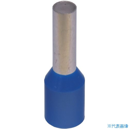 オレンジブック トラスコ中山　TRUSCOWAGO フェルール 圧着端子 FE−2.5−8N−BU 100個入 〔品番:216206PK〕[ 注番:4376072]特長●ヨーロッパ式の棒端子で、より線の棒端子化が可能です。●ばらけ防止や細い...
