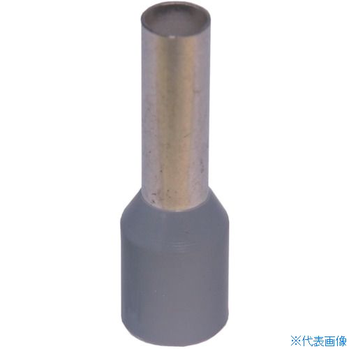 オレンジブック トラスコ中山　TRUSCOWAGO フェルール 圧着端子 FE−4.0−10N−GY 100個入 〔品番:216207PK〕[ 注番:4376081]特長●ヨーロッパ式の棒端子で、より線の棒端子化が可能です。●ばらけ防止や細...