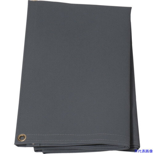 オレンジブック トラスコ中山　TRUSCO萩原 スパッタシート(不燃) グレー 2号 0.92m×1.92m 〔品番:SPS0919〕[ 注番:4377057]特長●耐熱性の高いガラス繊維＋フッ素加工を施し、耐火・耐熱性、断熱性を実現したシ...