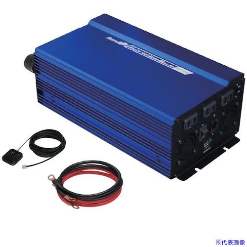 オレンジブック トラスコ中山　TRUSCOMeltec 正弦波インバーター1000W 〔品番:MPS1000〕[ 注番:4377638]特長●一般家庭に供給されているAC100V電源と同じ波形で精密機器やマイコン制御された家電に最適です。仕...