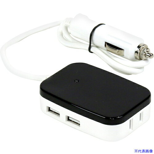 オレンジブック トラスコ中山　TRUSCOMeltec モバイルタップインバーターブラック 〔品番:MTU30K〕[ 注番:4377646]特長●車内でモバイル機器等の充電が手軽にできます。●スマートフォン、タブレット、デジカメ等の充電に最...