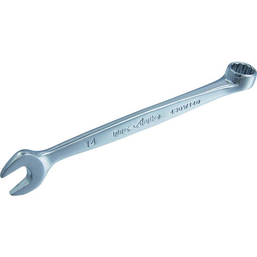 オレンジブック トラスコ中山　TRUSCOPro−Auto ドルフィンレンチ14mm 〔品番:43DW140〕[ 注番:4391691]特長●次世代型コンビネーションレンチです。●メガネとスパナを合体させた片目片口レンチです。●メガネ部はデ...