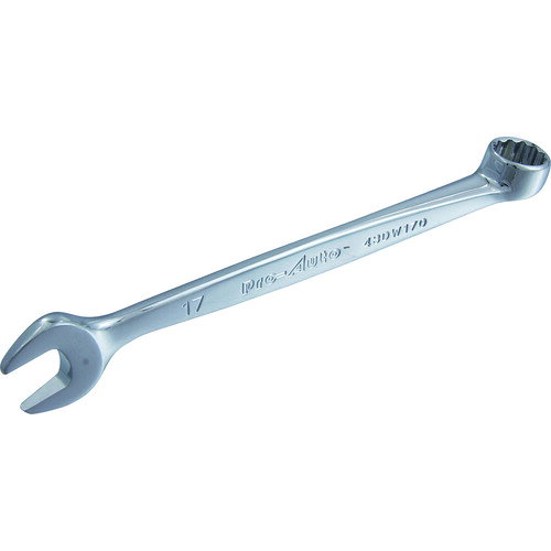 オレンジブック トラスコ中山　TRUSCOPro−Auto ドルフィンレンチ17mm 〔品番:43DW170〕[ 注番:4391705]特長●次世代型コンビネーションレンチです。●メガネとスパナを合体させた片目片口レンチです。●メガネ部はデ...