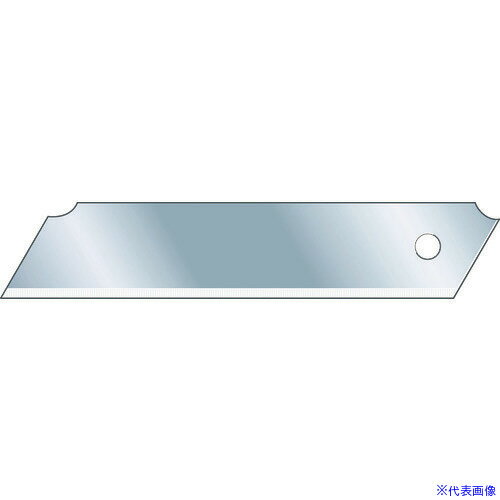 オレンジブック トラスコ中山　TRUSCOタジマ カッター替刃特大 折れ線無し刃 10枚入 〔品番:CBHON10〕[ 注番:4396782]特長●刻線がないので、折れにくいカッター・スクレーパー替刃です。仕様●全長(mm)：168●刃厚(...