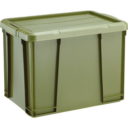 オレンジブック トラスコ中山　TRUSCOTRUSCO ライトボックス 47L OD色 〔品番:ODR02D〕[ 注番:4408527]特長●フタがロック付で、倒れても中身がこぼれ落ちません。●バンドやひも掛けに便利な溝があるフタが付いてい...