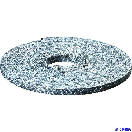 オレンジブック トラスコ中山　TRUSCOMatex 蒸気用低摺動汎用グランドパッキン 6.5×3 〔品番:85156.53M〕[ 注番:4423097]特長●摺動抵抗が小さく、シール安定性が良いパッキンです。用途●汎用バルブ、ポンプ、炉枠...