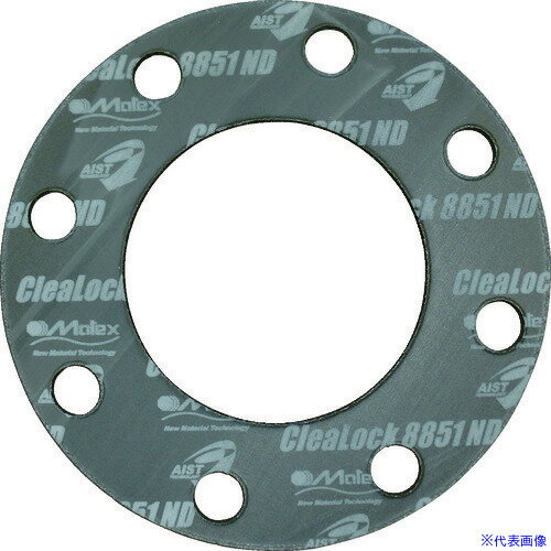 オレンジブック トラスコ中山　TRUSCOMatex 蒸気用高密度膨張黒鉛ガスケット 15A×厚さ3mm 〔品番:8851ND3.0FF10K15A〕[ 注番:4423194]特長●高シール性を実現し、耐熱性・耐薬品性にも優れたガスケットで...