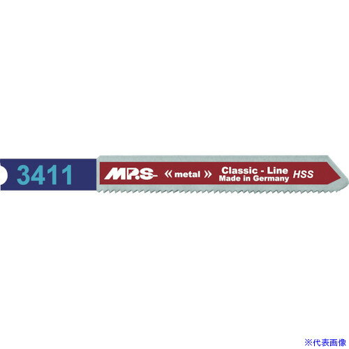 オレンジブック トラスコ中山　TRUSCOMPS 【売切廃番】 ジグソーブレード 金属用 3411 (5枚入) 〔品番:3411〕[ 注番:4425146]特長●高品位の原材料を用いており、高い切断能力と耐久性を両立させたジグソーブレードで...