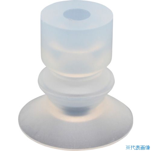 オレンジブック トラスコ中山　TRUSCOPISCO バキュームパッド ソフトベローズタイプ パッドゴム シリコーンゴム 〔品番:VP20LBS〕[ 注番:4428421]特長●成型品の取出しや傷つきやすいワークの搬送に最適です。仕様●パッ...