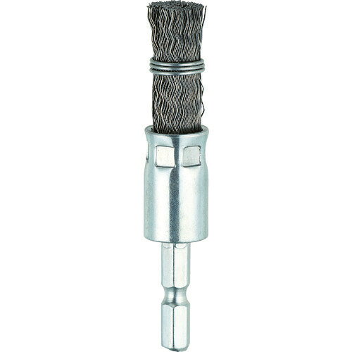 オレンジブック トラスコ中山　TRUSCOTRUSCO 六角軸筒型ブラシΦ15X6.35 鋼線0.3 くくりタイプ 〔品番:TEB615S〕[ 注番:4449959]特長●六角軸タイプですので電動インパクトドリルなどで使用できます。●線材の...