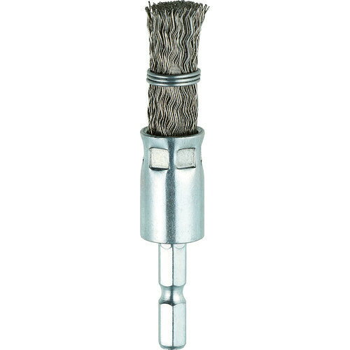 オレンジブック トラスコ中山　TRUSCOTRUSCO 六角軸筒型ブラシΦ15X6.35 SUS 0.3 くくりタイプ 〔品番:TEB615SUS〕[ 注番:4449967]特長●六角軸タイプですので電動インパクトドリルなどで使用できます。...
