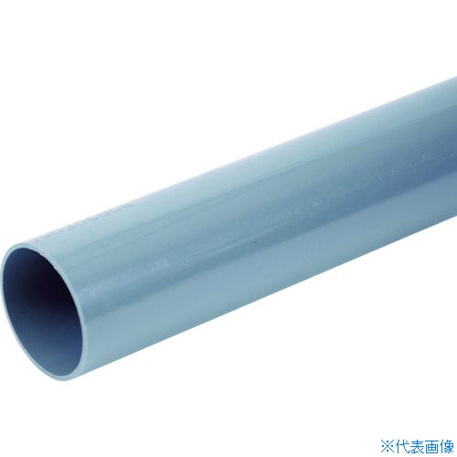 オレンジブック トラスコ中山　TRUSCOクボタケミックス 排水用塩ビパイプ VU 40X2M 〔品番:VU40X2M〕[ 注番:4465865]特長●軽量で耐食性、耐薬品性に優れた排水管です。用途●集合住宅・戸建住宅・店舗・施設での排水・...