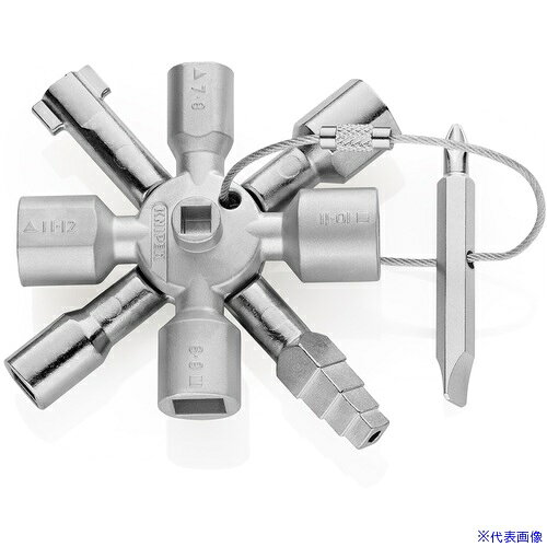 オレンジブック トラスコ中山　TRUSCOKNIPEX コントロールキャビネットキー 〔品番:001101〕[ 注番:4467001]特長●一般的なキャビネットや遮断システムの開閉に便利なキーセットです。仕様●全長(mm)：95仕様2●コン...