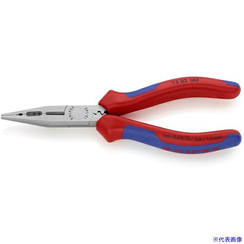 オレンジブック トラスコ中山　TRUSCOKNIPEX 電気技師用ラジオペンチ コンフォートハンドル 160mm 〔品番:1302160〕[ 注番:4467256]特長●ケーブルに関するあらゆる作業に最適なプライヤーです。●ワイヤをつかんだ...