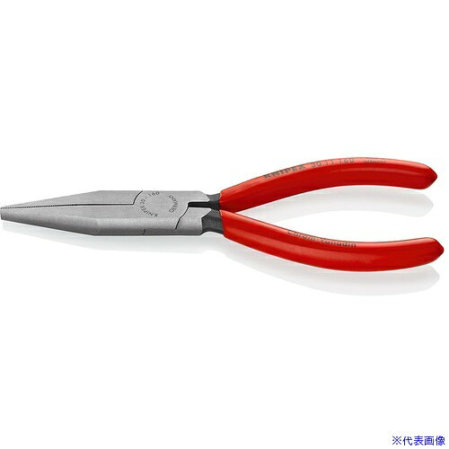 オレンジブック トラスコ中山　TRUSCOKNIPEX ロングノーズプライヤー 平口 プラスチックハンドル 160mm 〔品番:3011160〕[ 注番:4467655]特長●耐摩耗性に優れ、ハードな使用に最適です。●平口なので平材など安定...